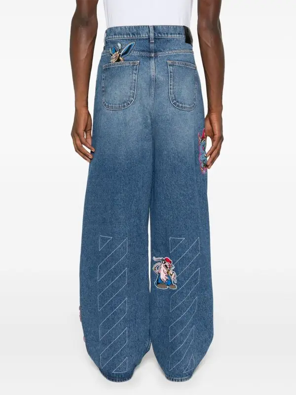 Off-White Character Straight-leg Jeans