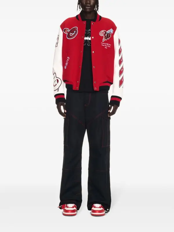 Off-White Patchwork Bomber Jacket
