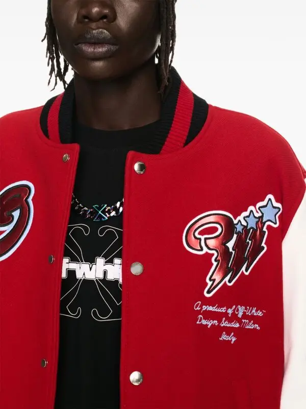 Off-White Patchwork Bomber Jacket