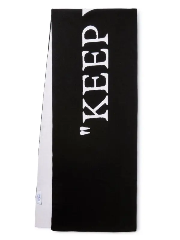 Off-White Keep Warm Scarf - Black