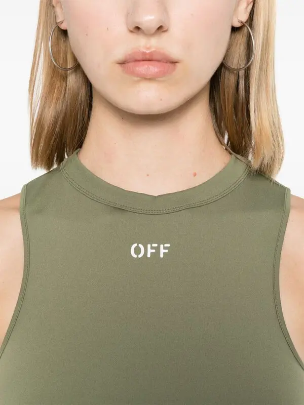 Off-White Logo-print Mini Dress
