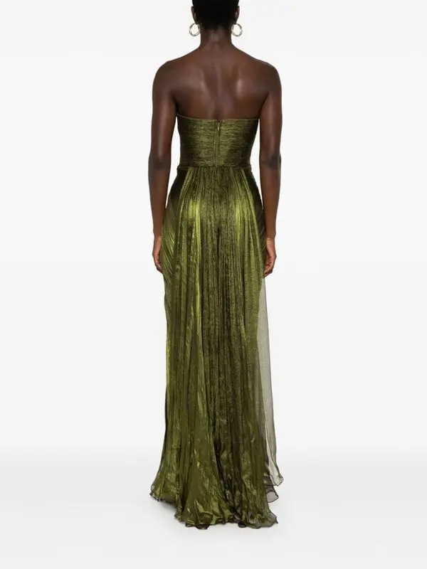 IRIS SERBAN Leila Maxi Dress - Green