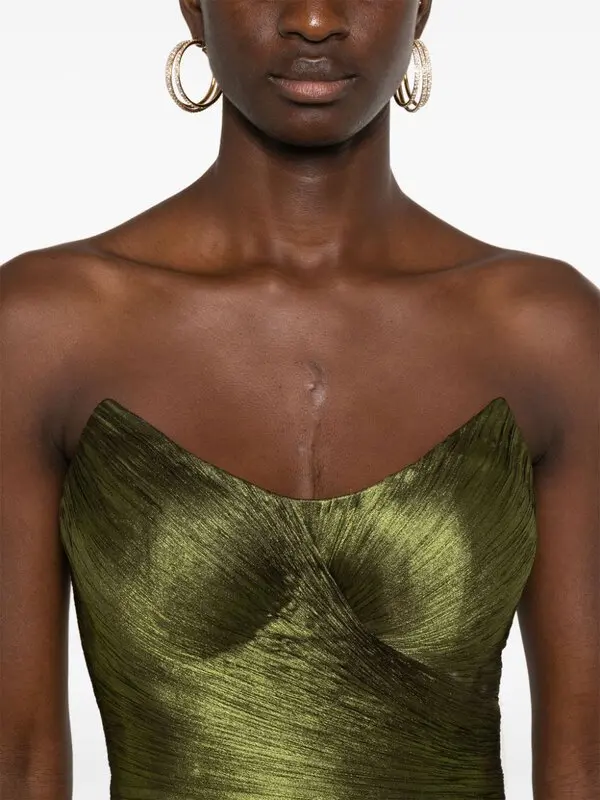 IRIS SERBAN Leila Maxi Dress - Green