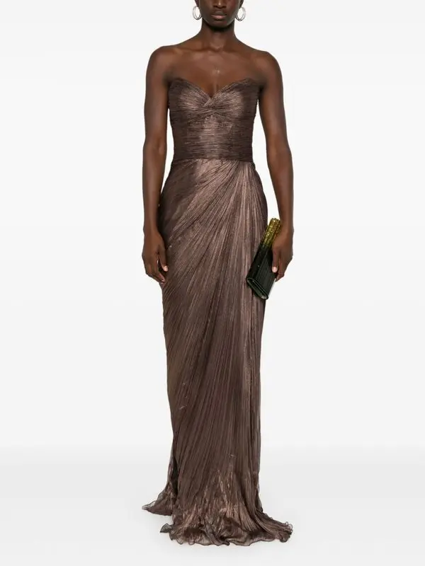 IRIS SERBAN Holly Maxi Dress - Brown