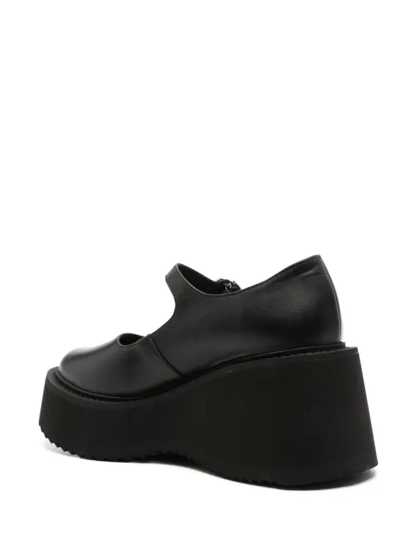 NICOLE SALDANA 75mm Nina Platform Pumps - Black