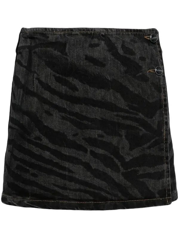GANNI Button-detailed Mini Skirt