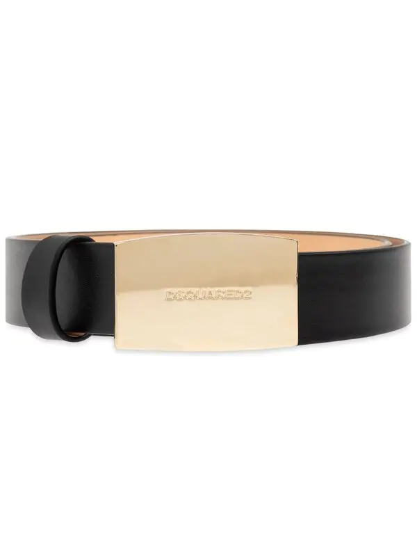 Dsquared2 Logo-embossed Buckle Belt - Black