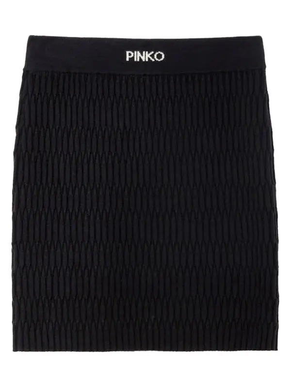 Pinko Exotic Mini Skirt - Black