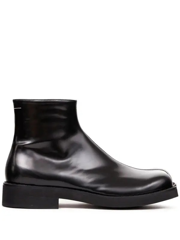 MAISON MARGIELA Trunk Leather Ankle Boots
