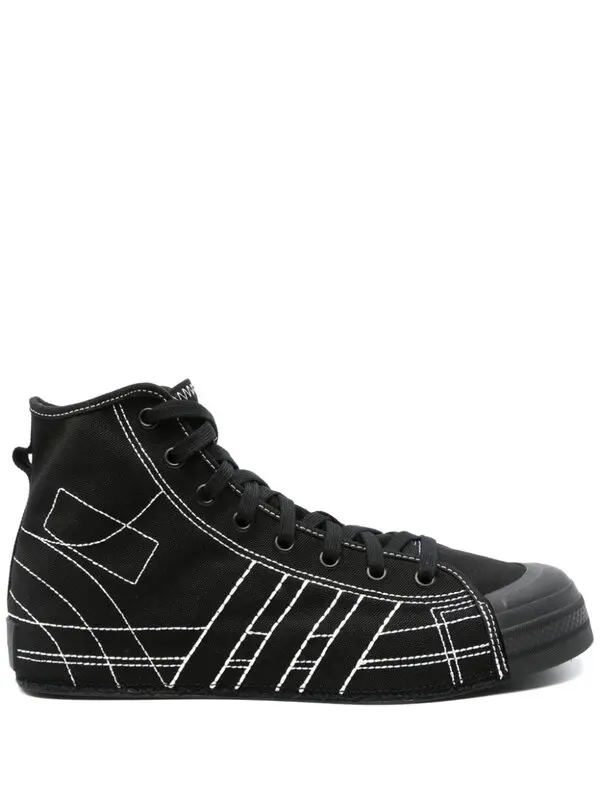 Y3 Nizza High-top Sneakers - Black