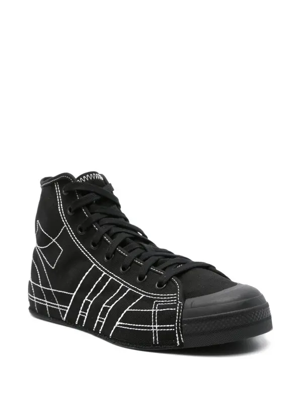 Y3 Nizza High-top Sneakers - Black