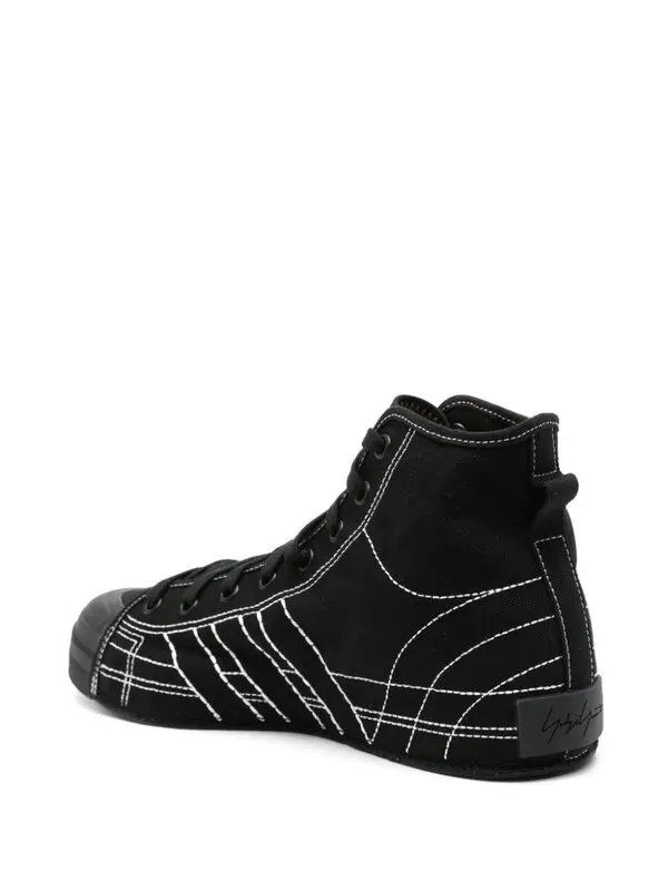 Y3 Nizza High-top Sneakers - Black