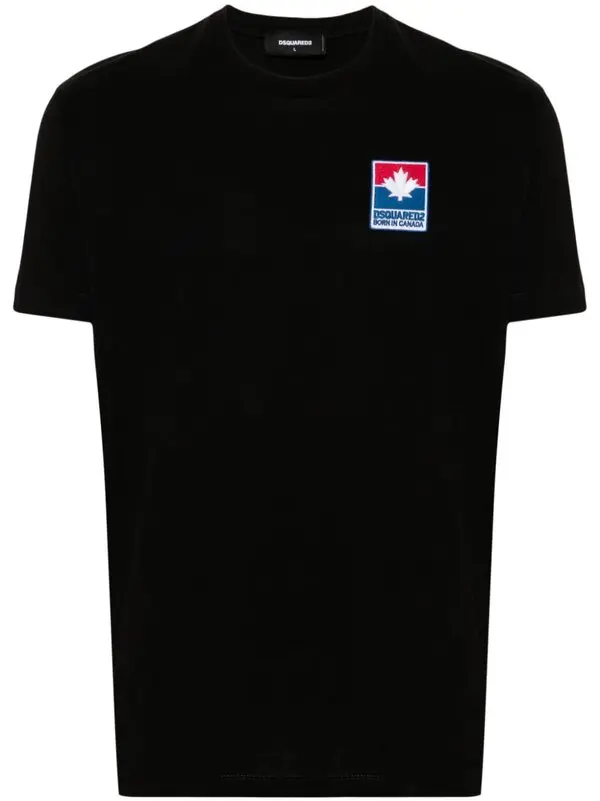 Dsquared2 Logo-patch T-shirt - Black