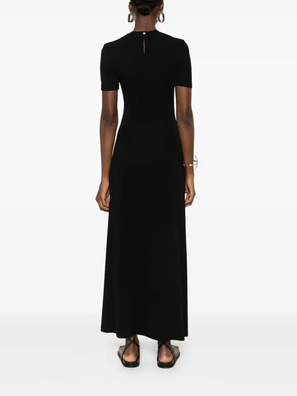 Rabanne Pleated Dress - Black
