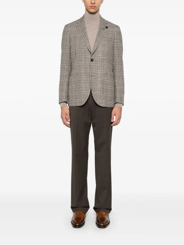 LARDINI Brooch-detail Blazer