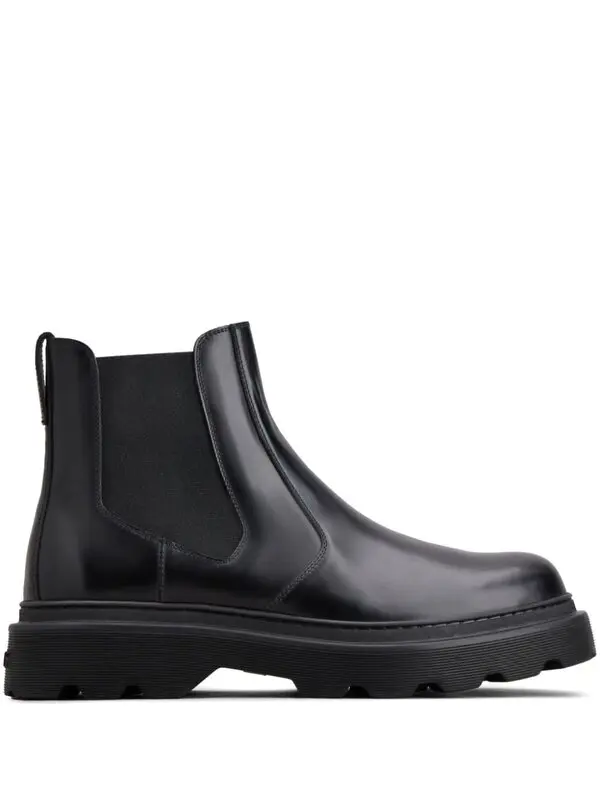 TOD'S Ankle Leather Chelsea Boots