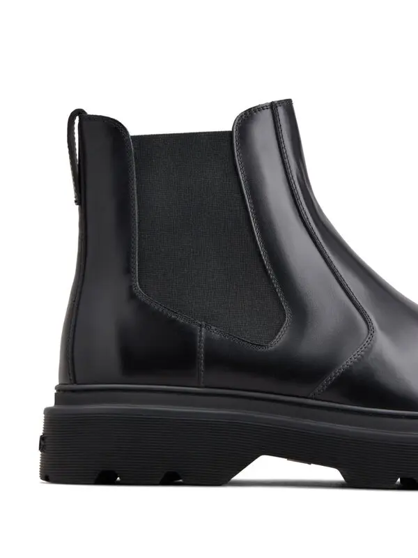 TOD'S Ankle Leather Chelsea Boots