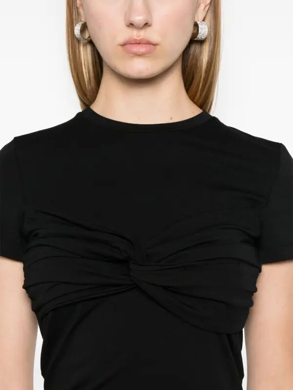 ROTATE BY BIRGER CHRISTENSEN Knot-detailed T-shirt
