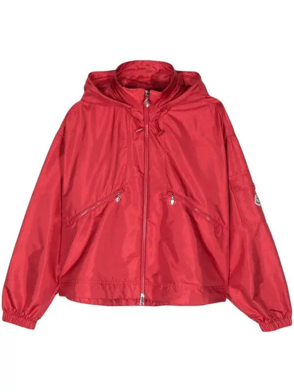 Moncler Hemar Hooded Jacket - Red