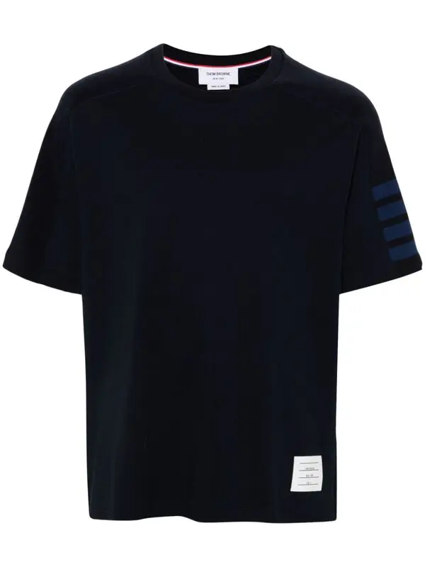 Thom Browne 4-bar Stripe T-shirt - Blue