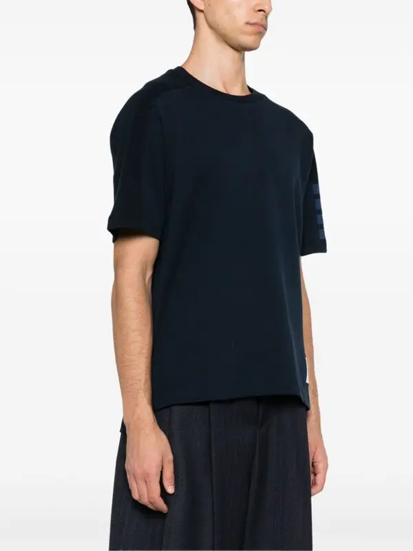 Thom Browne 4-bar Stripe T-shirt - Blue