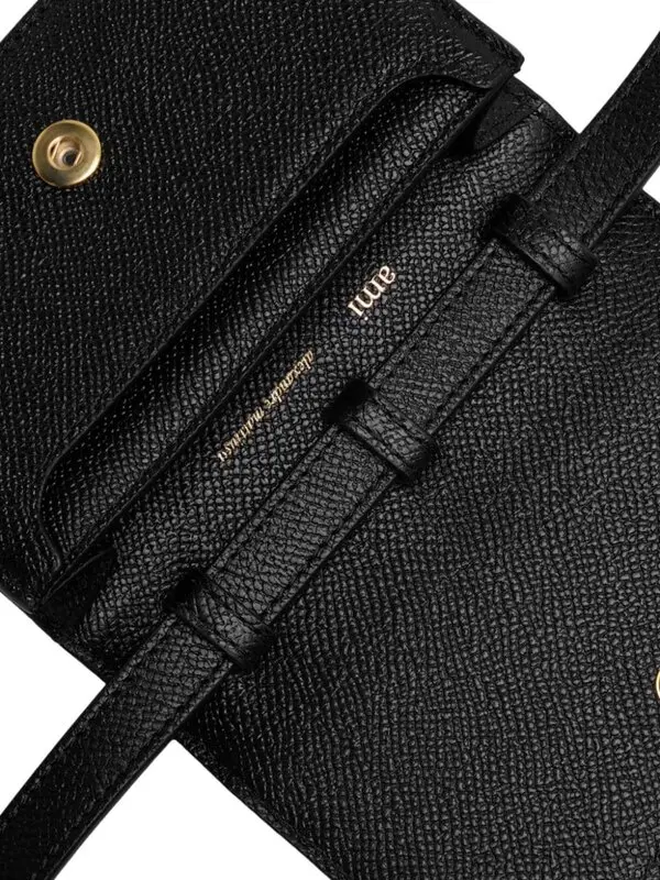 AMI Paris Paris Paris Leather Card Holder