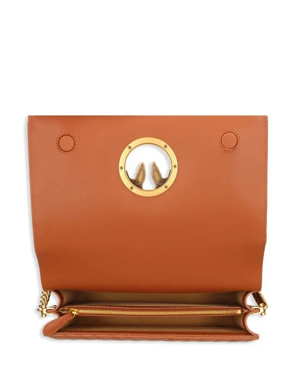 Pinko Classic Love Click Cross Body Bag - Brown