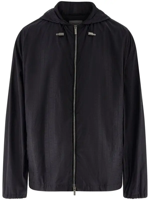 FERRAGAMO Gancini Jacquard Rain Jacket