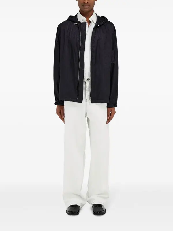 FERRAGAMO Gancini Jacquard Rain Jacket