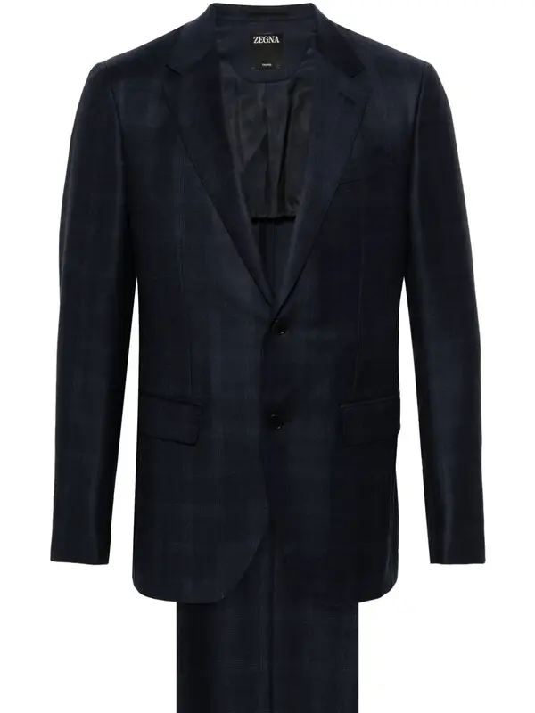 Zegna Checked Suit