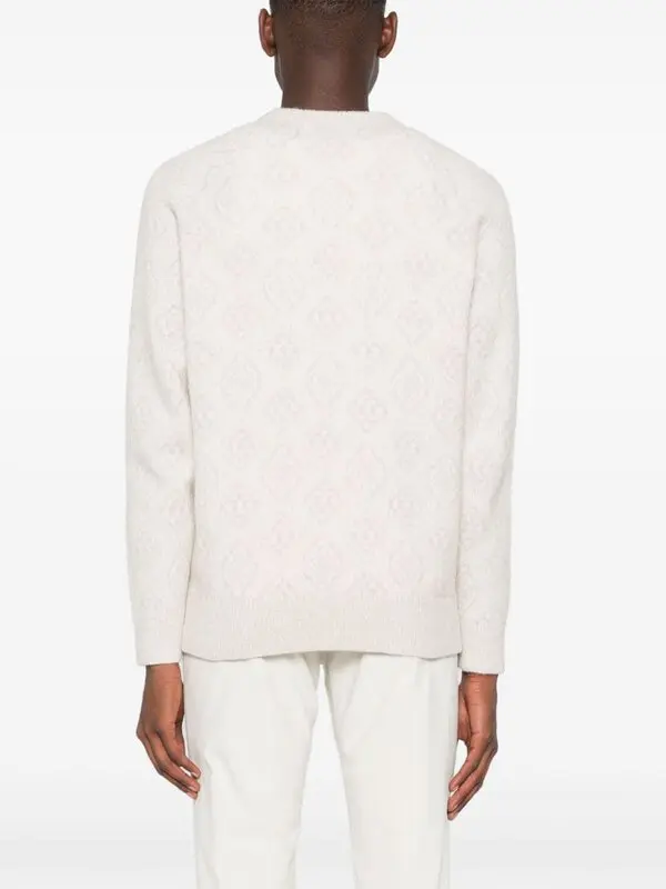 Brunello Cucinelli Geometric-jacquard Sweater