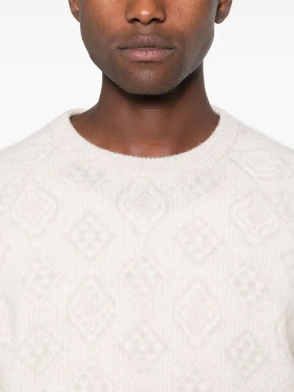 Brunello Cucinelli Geometric-jacquard Sweater
