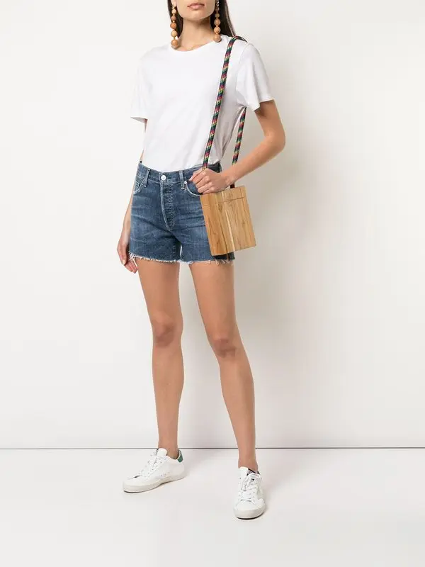 Citizens Of Humanity Marlow Distressed Denim Shorts