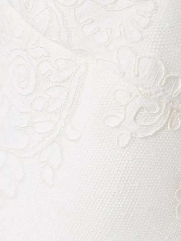 SELF-PORTRAIT Strapless Lace Mini Dress