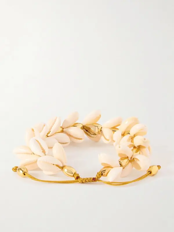 Tohum Design Concha Gold-plated Shell Bracelet