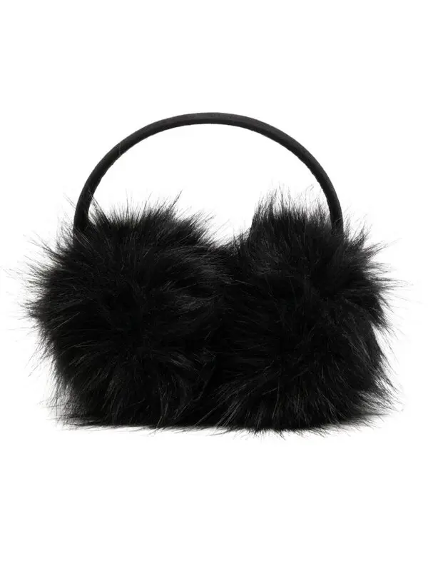 UNREAL FUR Faux-fur Earmuffs - Black