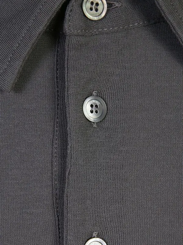 ZANONE Slim-cut Cotton Polo Shirt - Grey