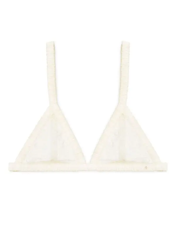 ANINE BING Lorel Bra - White