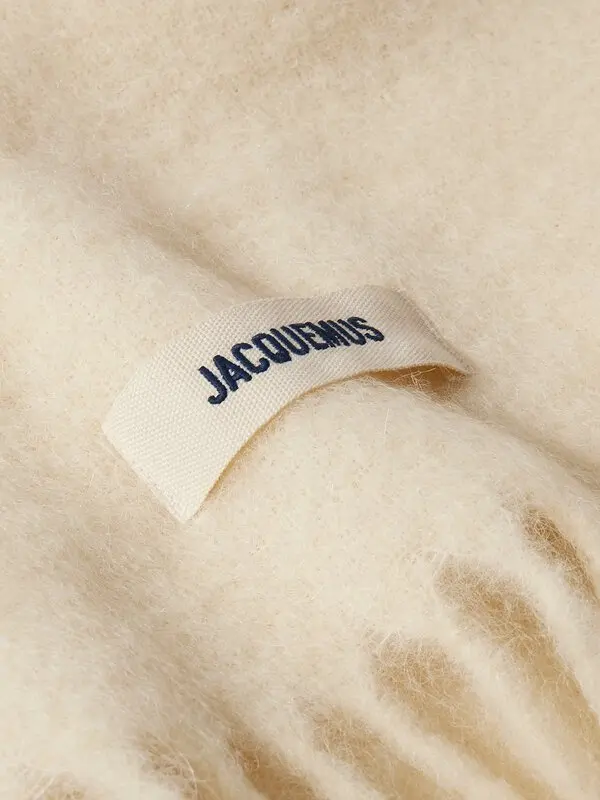 Jacquemus Fringed Knitted Scarf