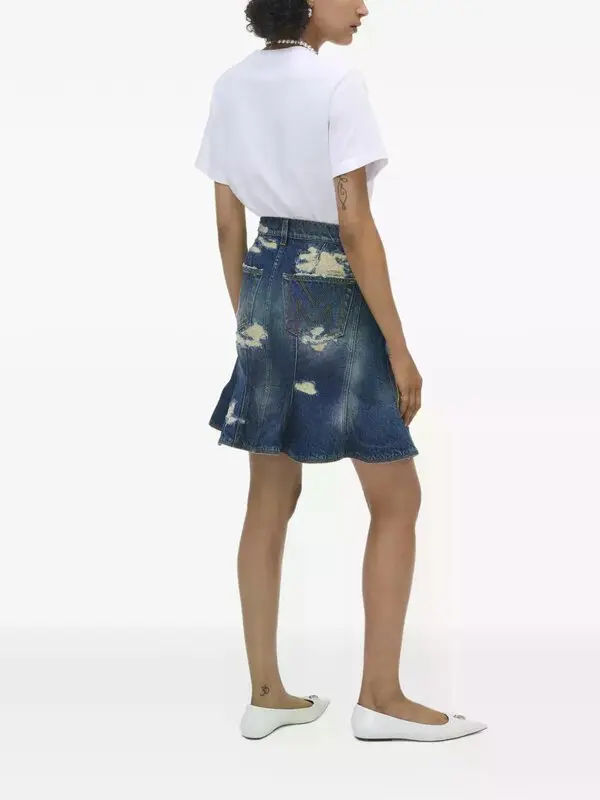 Marc Jacobs Rip&repair Fluted Mini Skirt