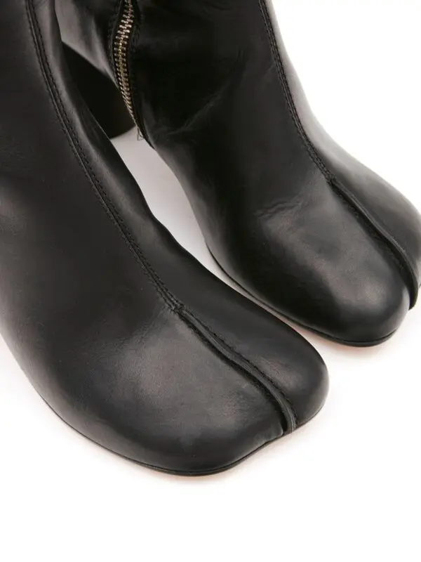 MAISON MARGIELA Knee-high Leather Boots With Anatomic Toe