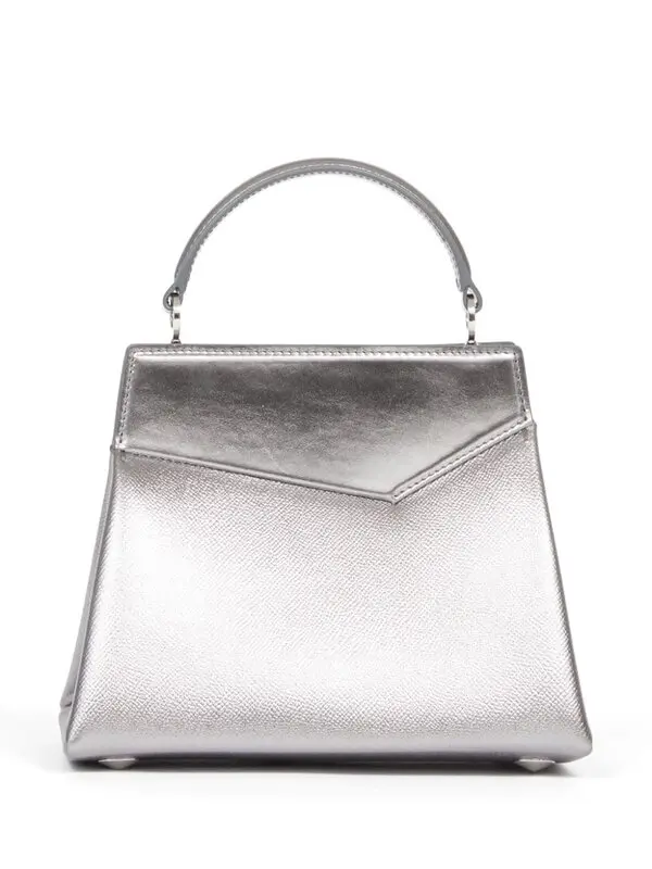 MAISON MARGIELA Snatched Leather Tote - Silver