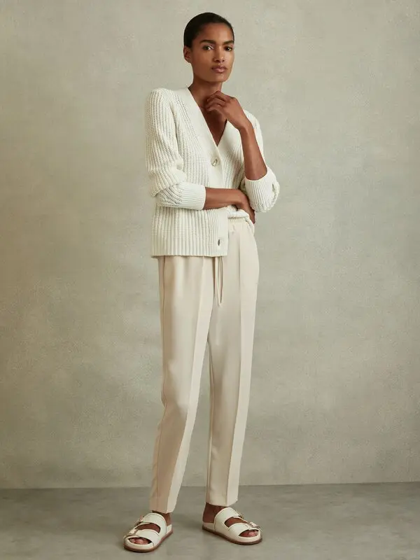 REISS Hailey Tapered Trousers
