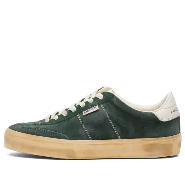 Golden Goose Soul Star Suede Sneakers - Green/milk