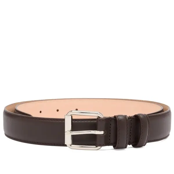 A.p.c. Classic Paris Belt - Dark Brown