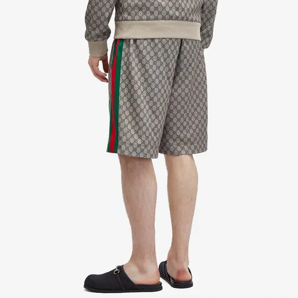 Gucci Gg Monogram Grg Shorts In Beige - 40% Off | Editorialist