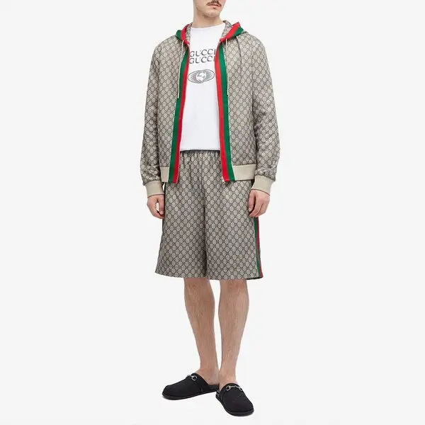 Gucci Gg Monogram Grg Shorts In Beige - 40% Off | Editorialist