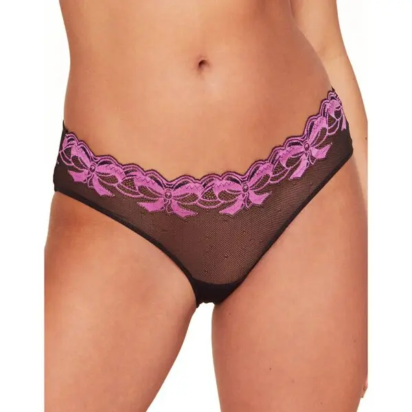ADORE ME Audrina Thong Panties - Black