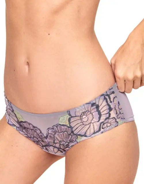 ADORE ME Colete Hipster Panties - Floral Grey
