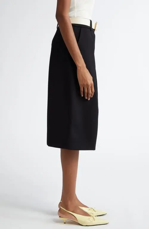 Jacquemus Le Bermuda Amalfi Pleated Shorts - Black
